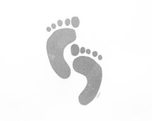 Popular items for footprint stamp on Etsy