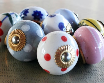 Ceramic knobs | Etsy