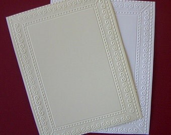 Popular items for embossed card stock on Etsy