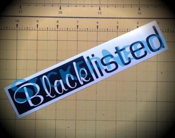 Popular items for the blacklist on Etsy