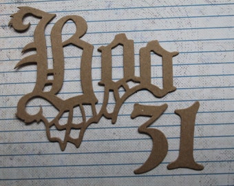 Gothic numbers | Etsy