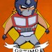Optimo Lucha Libre Art Print Illustration Optimus by violintide