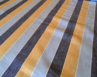 Popular items for striped linen fabric on Etsy