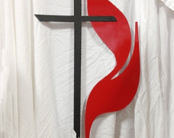 Popular items for methodist cross on Etsy