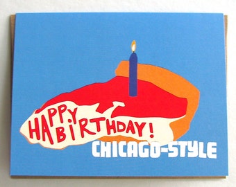 Chicago card | Etsy