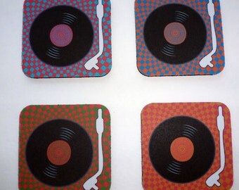 Miles Davis Drink Coaster Set Jazz Music Gift by RetroRebirth