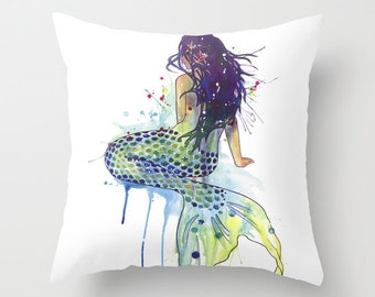 Popular items for mermaid pillow on Etsy