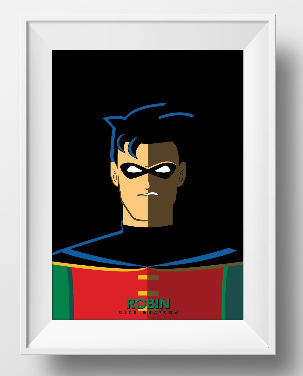Batman The Animated Series Robin Poster Print Superhero Kids