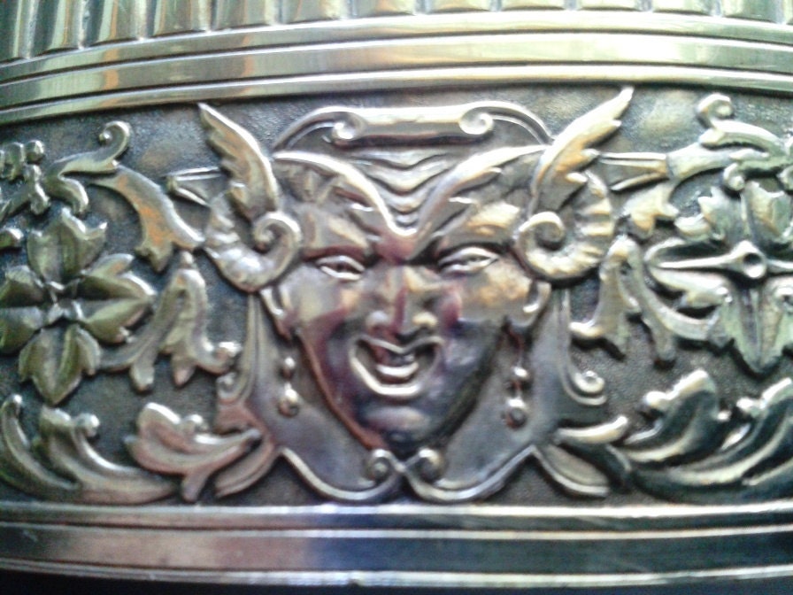 Reed & Barton Silver Plate Casserole Server “Italian” Pattern Devil ...