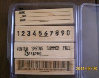 Barcode rubber stamp | Etsy