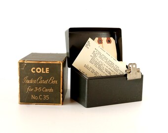 Popular items for recipe card file box on Etsy