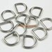 20Pcs D Ring Metal D Ring Inner Diameter 17mm G5012