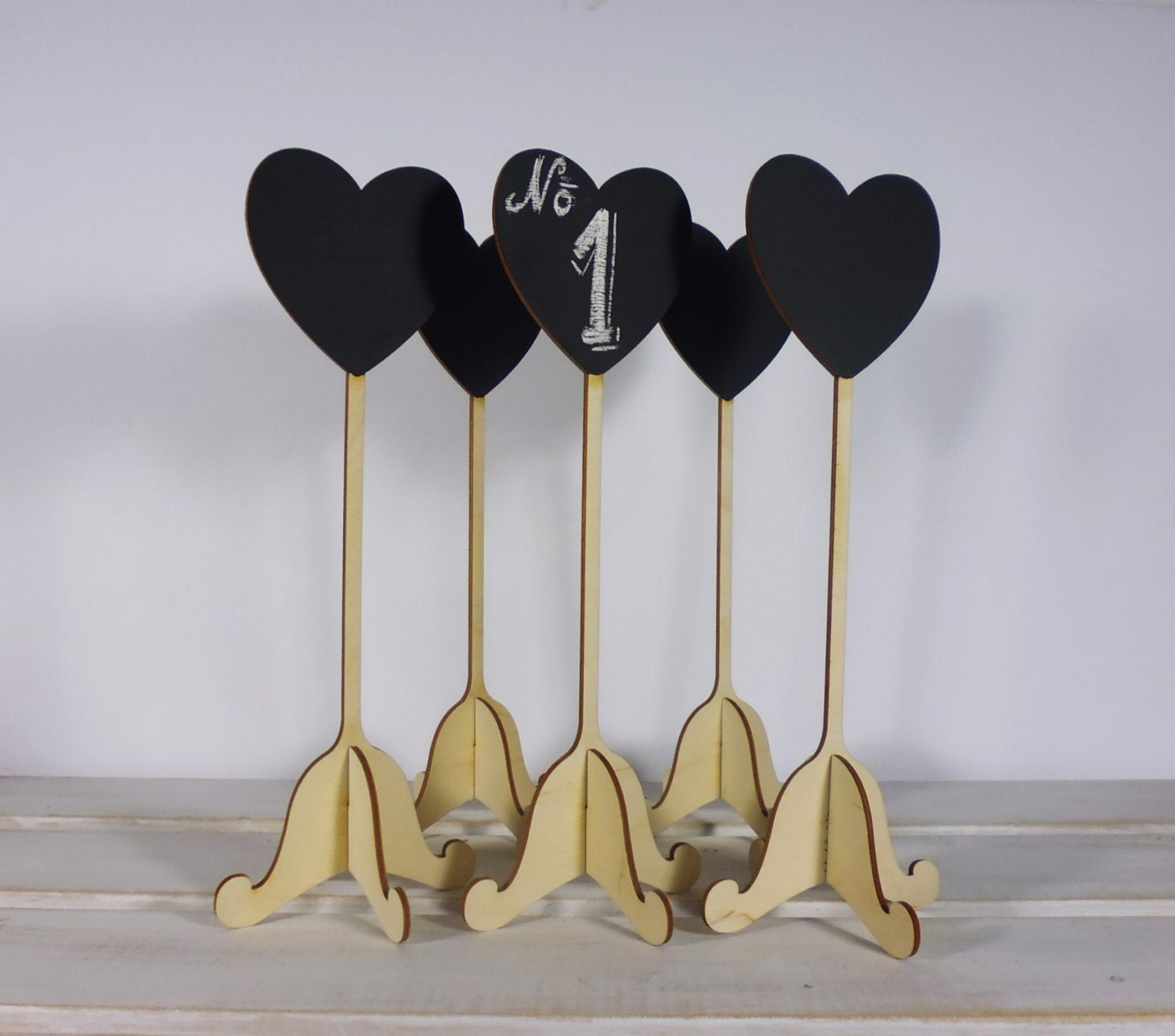 20 Chalkboard Table Number on Stand Chalk Board Table Sign