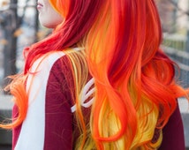 Unique fire wig related items | Etsy