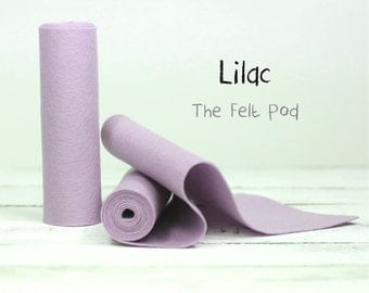 Wool Felt Roll 100% Wool Felt in color CRIMSON 5 X by TheFeltPod