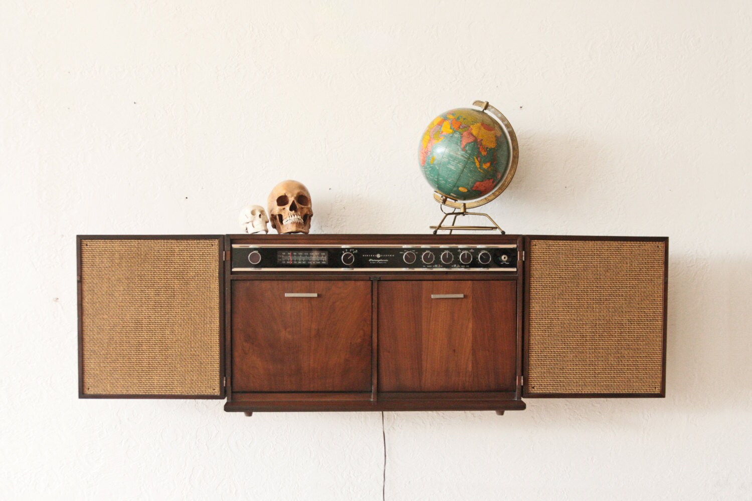 Record Player Solid State Stereo Cabinet