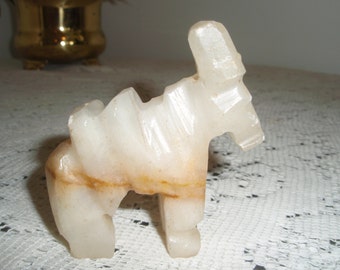 Carved Onyx/Quartz Stone Mule/Burro Figurine from Mexico Collectible ...