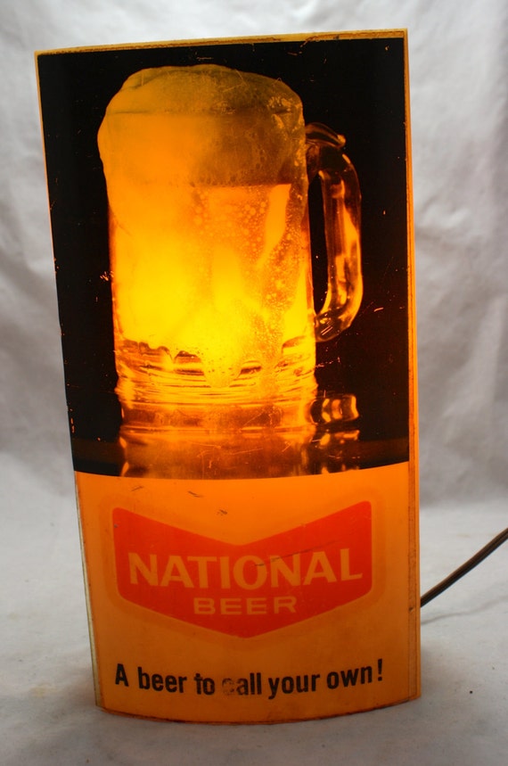 Vintage BEER LIGHT Natty Bo National Bohemian by LuckySevenVintage