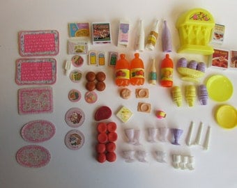 SALE Vintage Barbie Food Mattel Barbie Food Ice Cream Plastic Doll Food ...