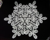 Popular items for snowflake lace on Etsy
