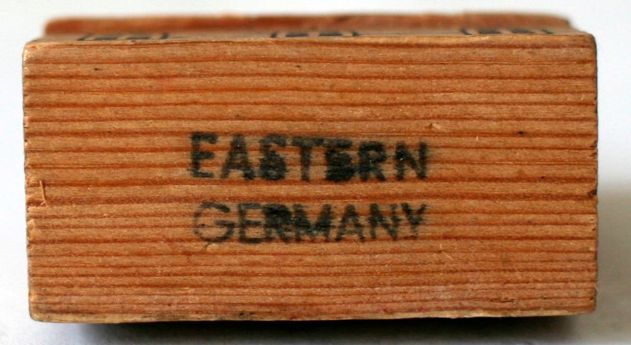 Huge Vintage Lot Toy East German Wood Blocks House Car Tree