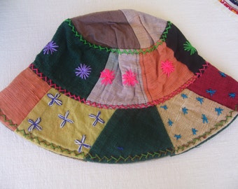 Popular items for patchwork hat on Etsy