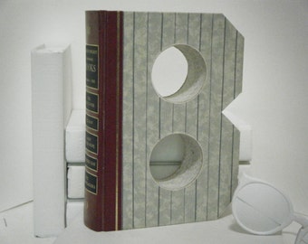 BOOK LETTER (B) Cut Book Letters, Letter Art, Book Art, Home Decor, New ...