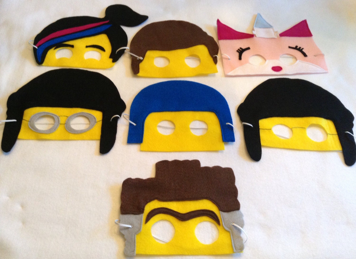 Lego Mask/ Lego Movie Masks child size by miriamsolano on Etsy