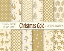 Popular items for gold scrapbook paper on Etsy