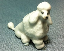 Unique poodle dog figurine related items | Etsy