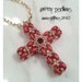 Pattern/Schema Superduo cross pendant