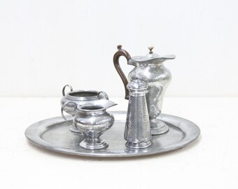 Pewter tea set | Etsy