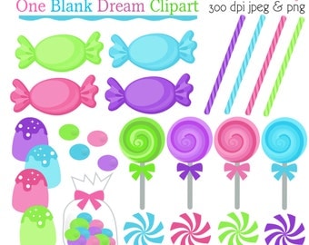 INSTANT DOWNLOAD I Want Candy, Clipart, Clip art, Clip art Scrapbooking ...