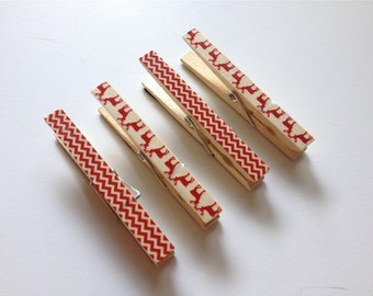 Clothespin reindeer | Etsy