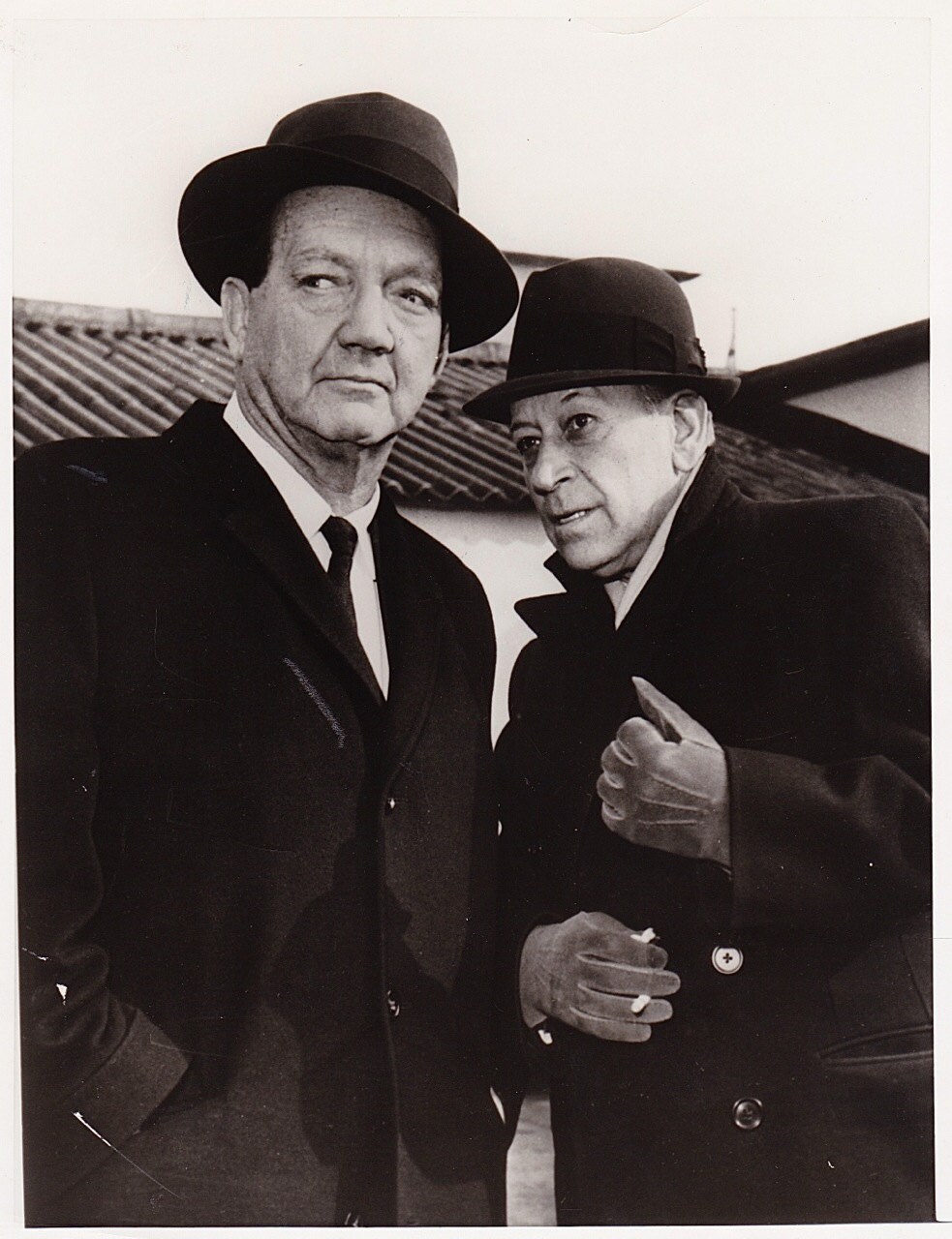 Vintage Original photograph George Raft & Maxie by MODERNAIRES