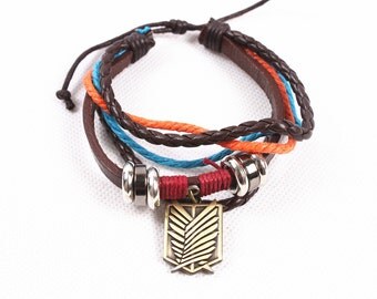 Attack on titan/ Naruto/ Bleach/One piece animation vintage handmade ...