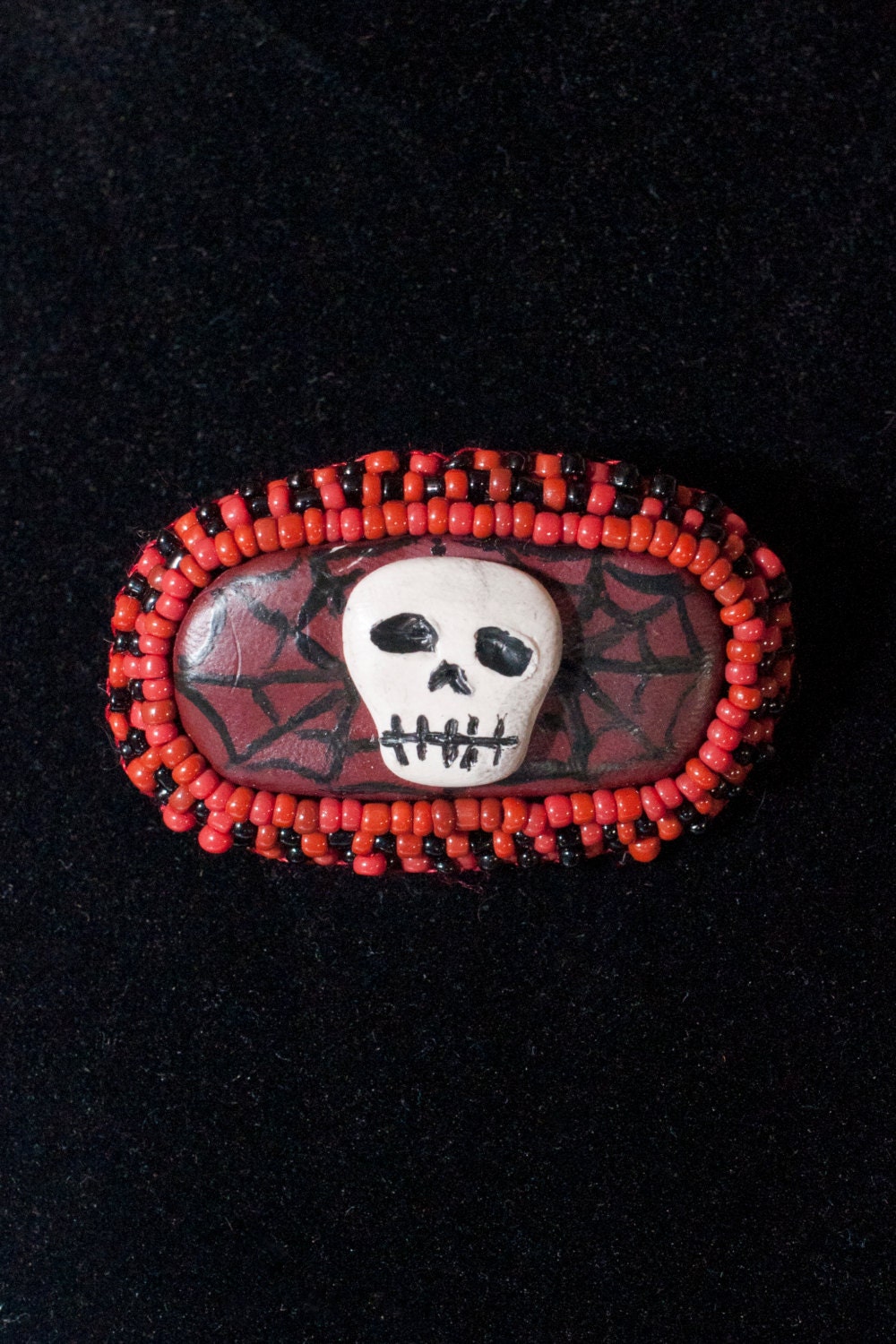 Skull Pin By Somespydrweaves On Etsy