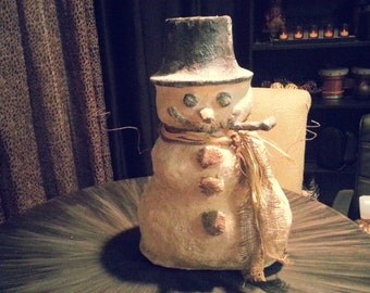 Rustic Snowman