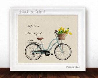 Bicycle art | Etsy