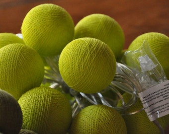 Chartreuse lamp | Etsy