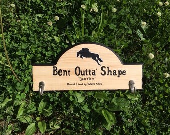 Items similar to HORSE HOME sign painting Stable Barn sign rack on ...