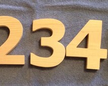 Popular items for wooden house numbers on Etsy