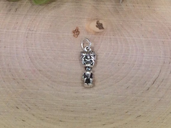 Tiki Charm Tiki Pendant Hawaii Charm Hawaii by MillpondJewelryCo