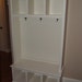 44 Wide Beadboard Hall Tree with Storage Cubbies