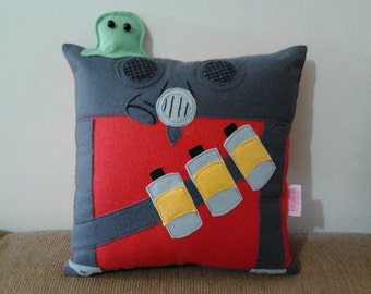 Handmade Team Fortress 2 Pyro TF2 Pillow Cushion Throw Pillow ...