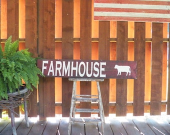Popular items for farmhouse wood sign on Etsy