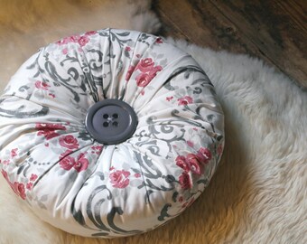 Popular items for button cushion on Etsy