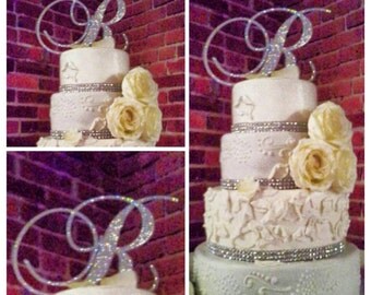 Letter m cake topper | Etsy