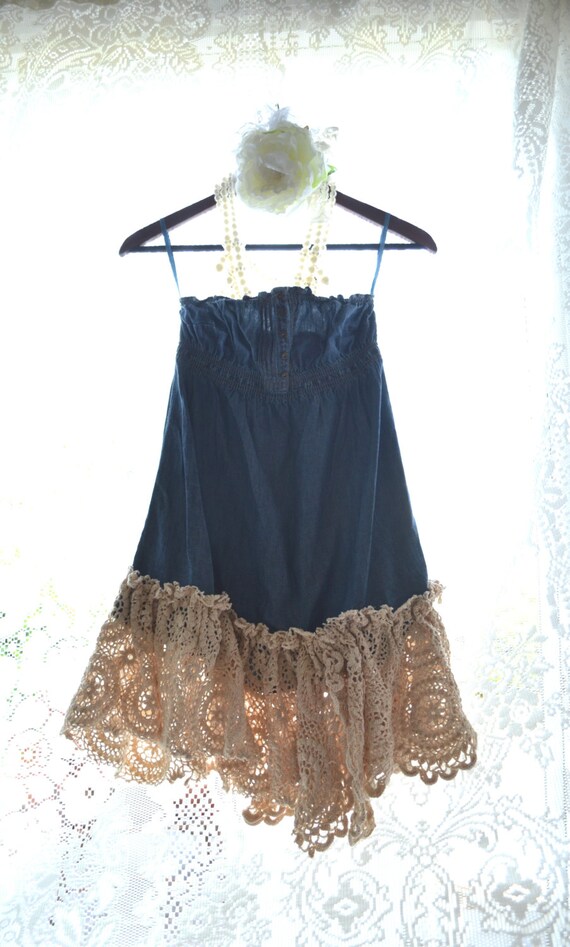 Tunic Americana top bohemian gypsy shirt boho by TrueRebelClothing