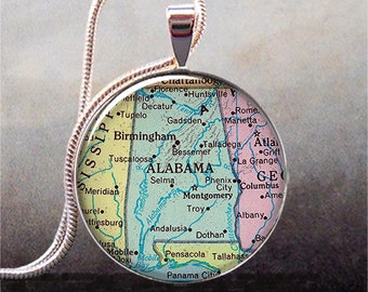 Popular items for alabama state map on Etsy